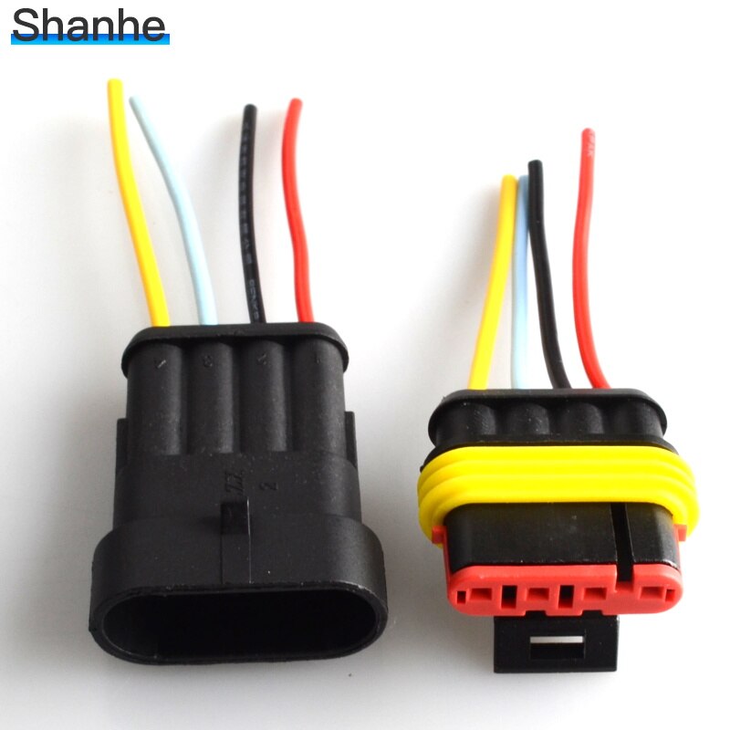 Conector automático de 4 pinos, auto conector mach... – Grandado