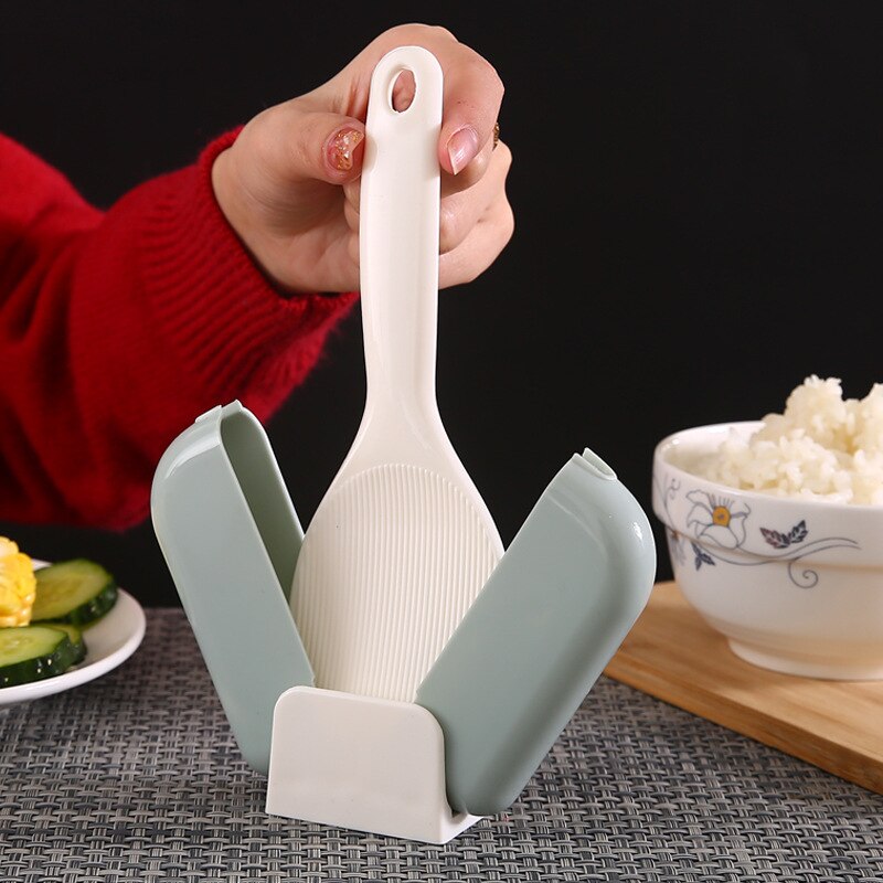 Portable Rice Spoon Holder Stand Tool Kitchen Suct... – Vicedeal