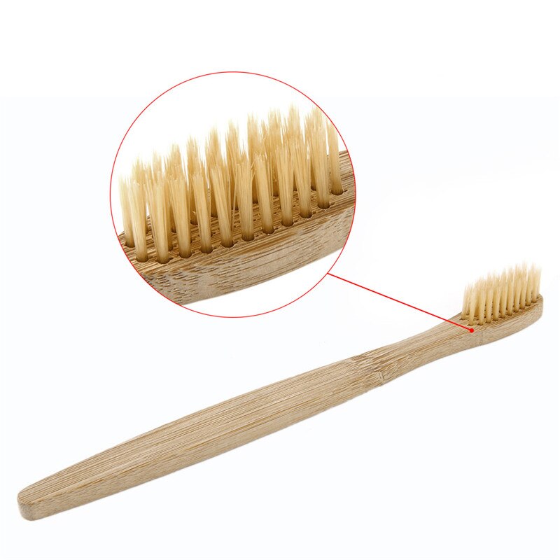1/3 Pcs Natural Bamboo Toothbrush Environment-frie... – Grandado