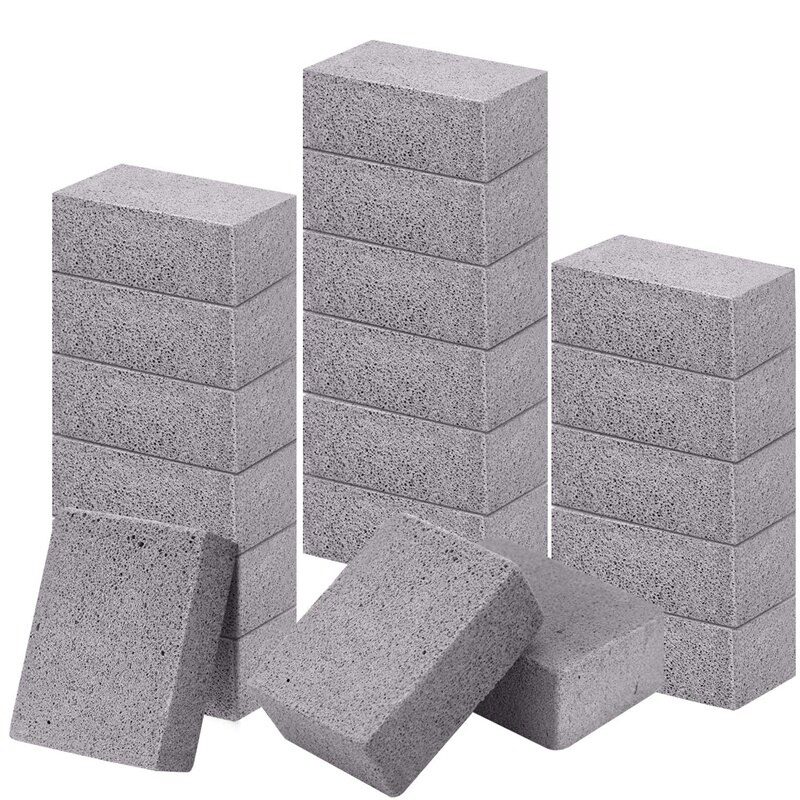 20 Pack Grill Stone Cleaning Block Ecological Pumi... – Grandado