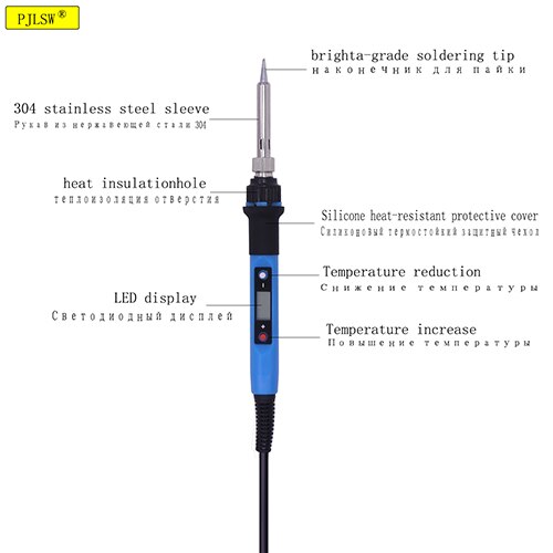 Kit de fer à souder électrique 80W, multimètre à t... – Grandado