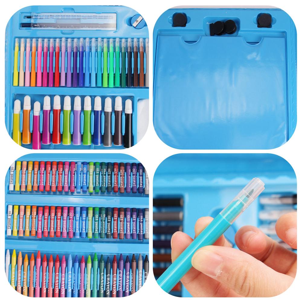 176PCS Children Kids Colored Pencil Artist Kit Set... – Grandado