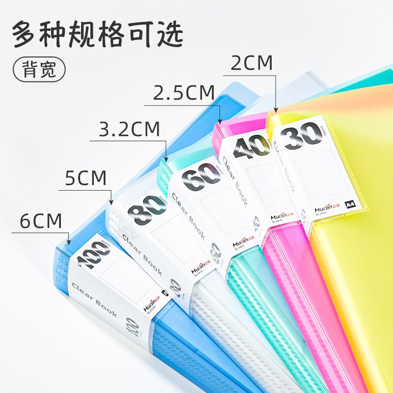 A4 30/40/60/80/100 Pages Plastic Budget Binder Fil... – Grandado