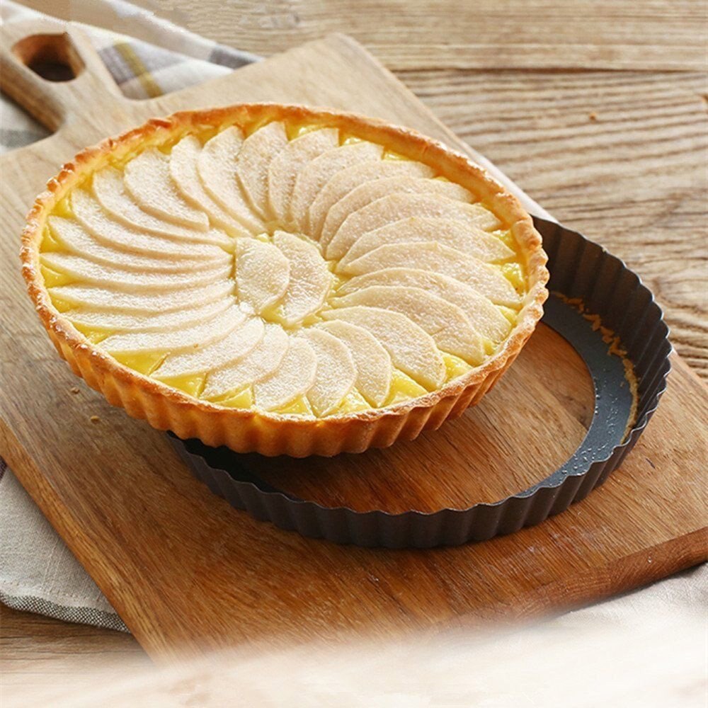 24CM Quiche Pans Removable Bottom Mini Tart Pans S... – Grandado