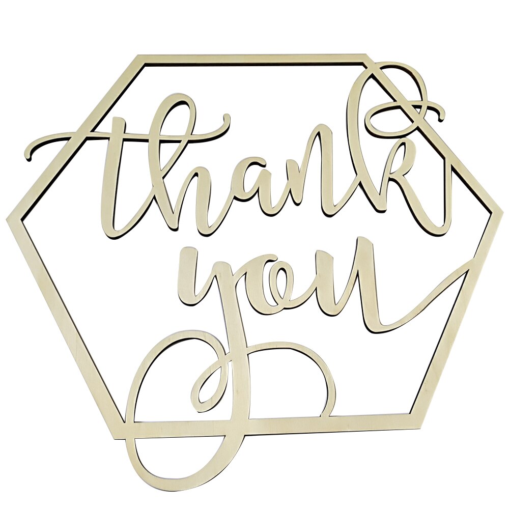 Thank You Letter Photography Props Wedding Decorat... – Grandado