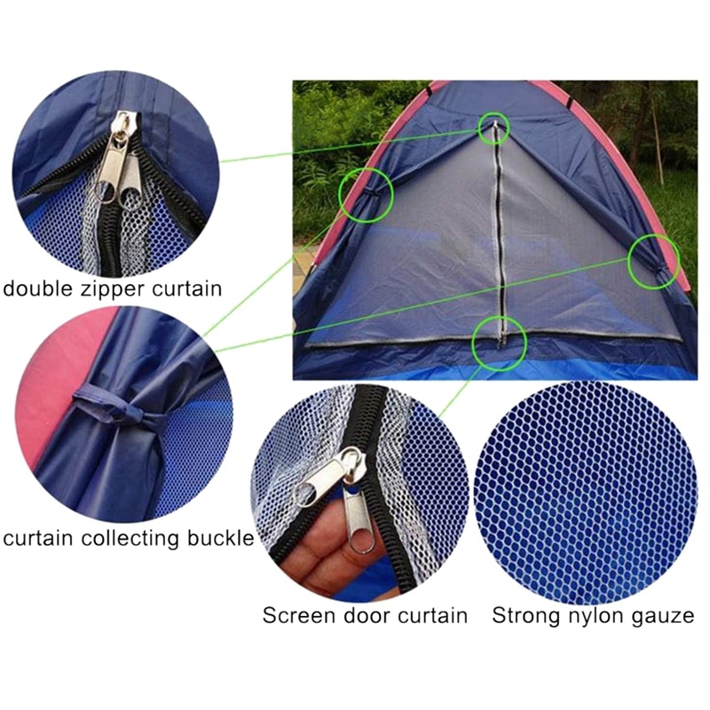 Outdoor Double Camping Tent Single-Layer Beach Ten... – Grandado