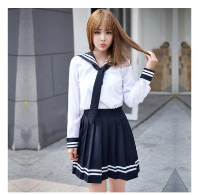 School uniform set Student uniform tie Sailor suit... – Vicedeal