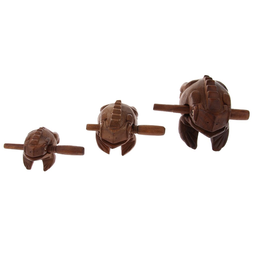 Wooden Carved Frog Natural Sound Frog Musical Inst... – Vicedeal