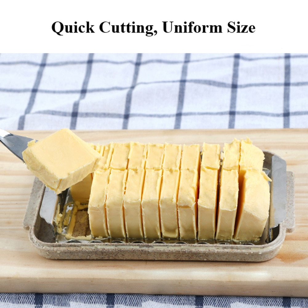 Butter Storage Box Stainless Steel Tangent Fast Cutting Rectangular ...