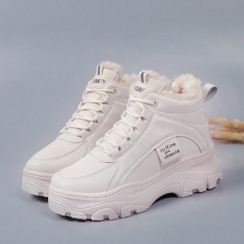 Women sneakers plus velvet autumn/winter all-match... – Grandado