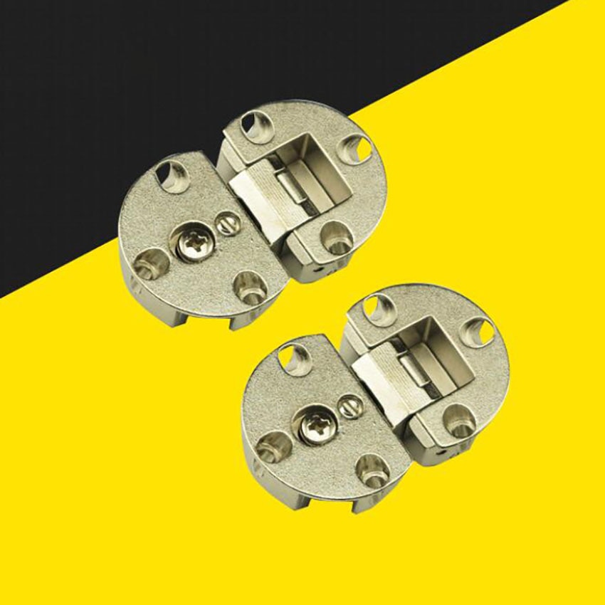 1Pc 180 Degree Alloy Concealed Flat Hinge Wardrob ... – Vicedeal