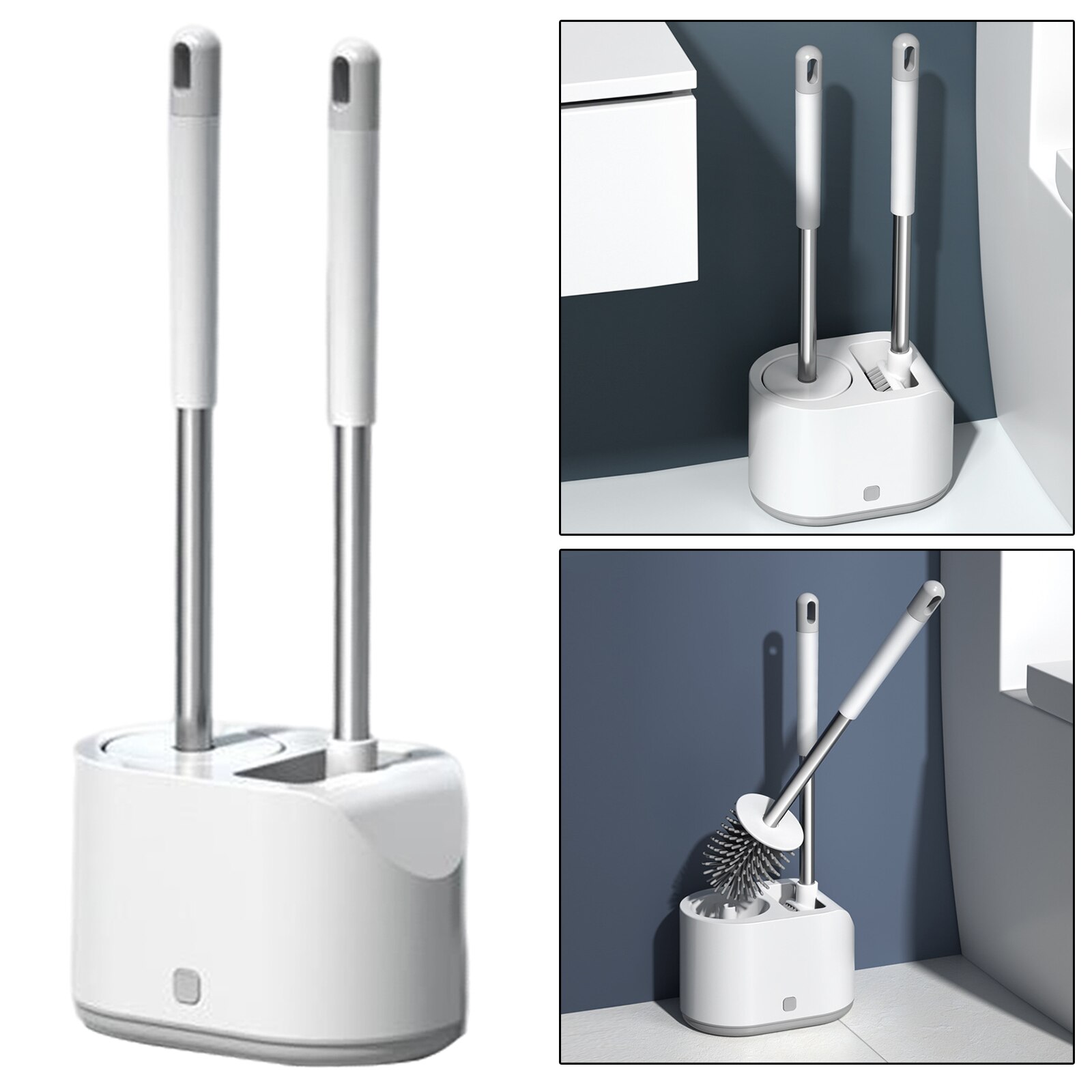 2Pack of Toilet Brush, Toilet Brush and Holder Set... – Grandado