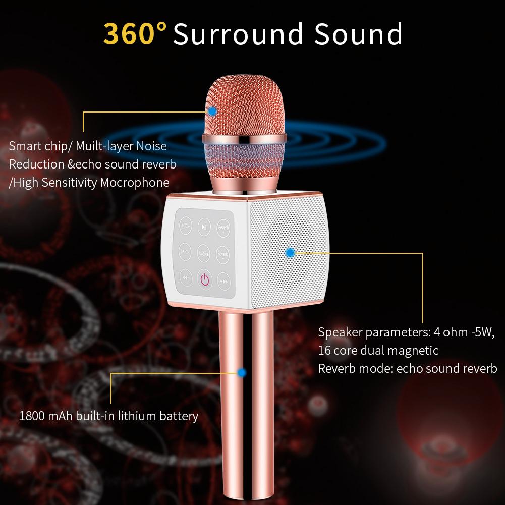 Newest 5W Wireless Bluetooth Microphone Aluminum U... – Grandado
