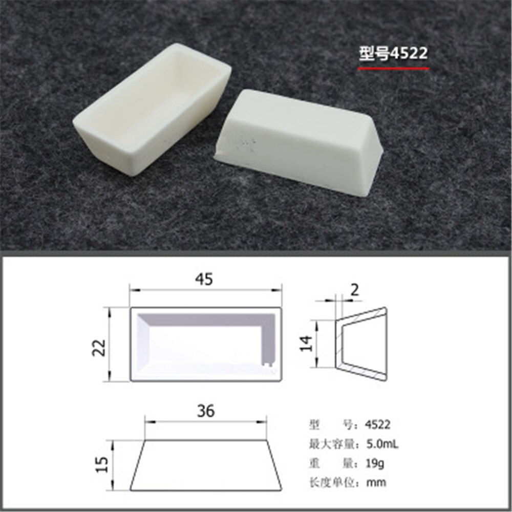 2pcs/lot 5ml 4522 Al2O3 Thermal Analysis Rectangle... – Vicedeal