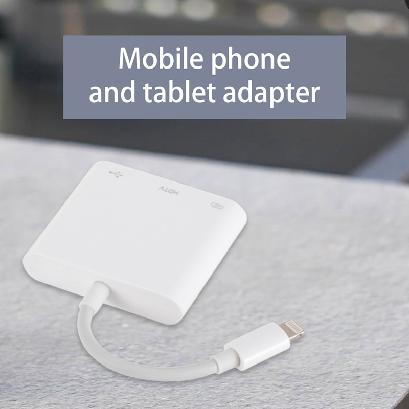 MaximalPower 3-in-1 Lightning to HDMI & USB Female... – Grandado