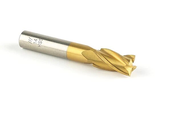 Hss 4 Toe Titan Coated Milling Cutter 8 mm 4614963... – Grandado