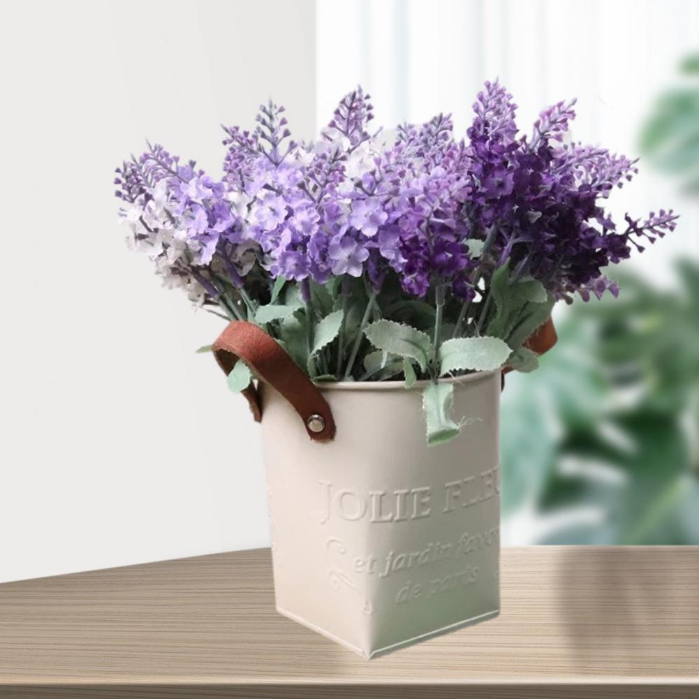 Wrought Iron Flower Pot Retro Living Room Tin Euro... – Grandado