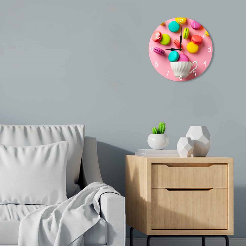 Colorful Macaron Dessert Printed Acrylic Wall Hang... – Grandado