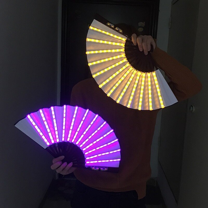 LED Fan Dancing Lights Fans Night Show DJ Fluoresc... – Grandado