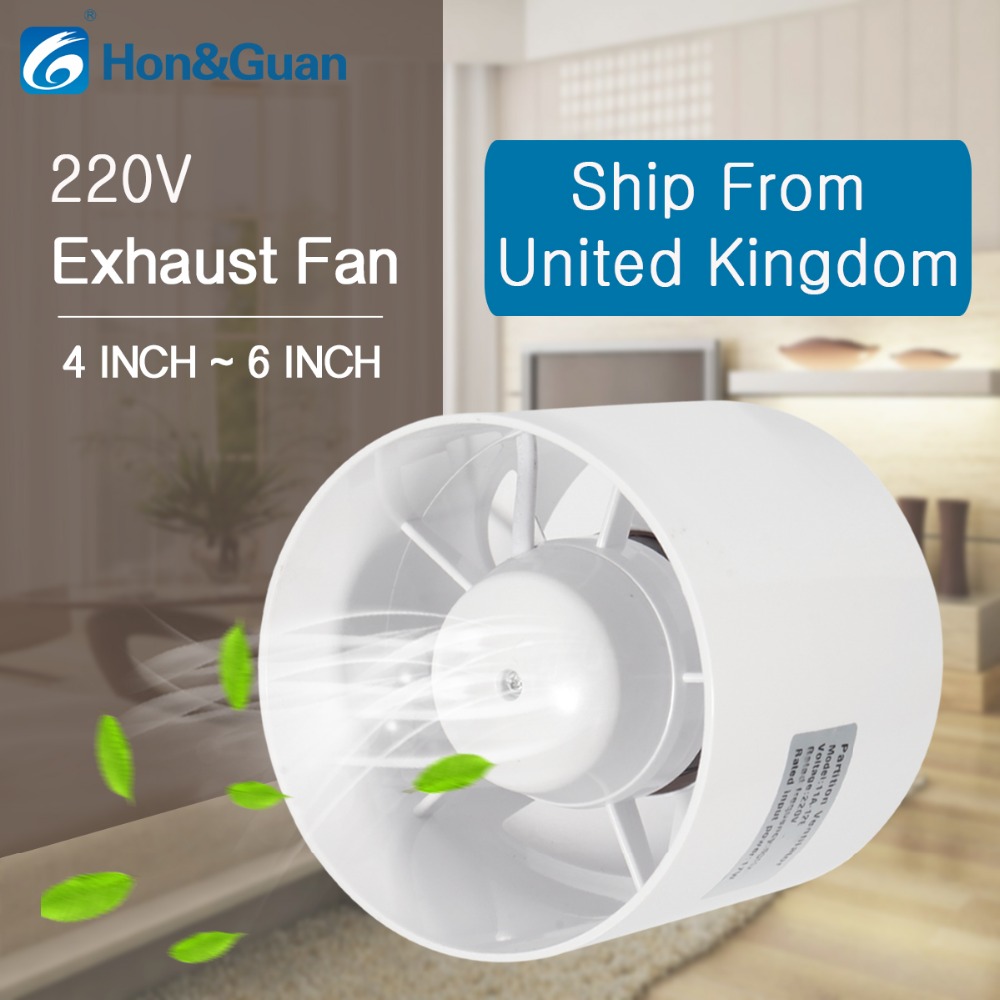 Ronde Thuis Duct Fan 220V Extractor Booster Voor R... – Vicedeal