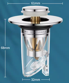 Wash Basin, Sink Leak Plug, Press Type Anti-odor D... – Grandado