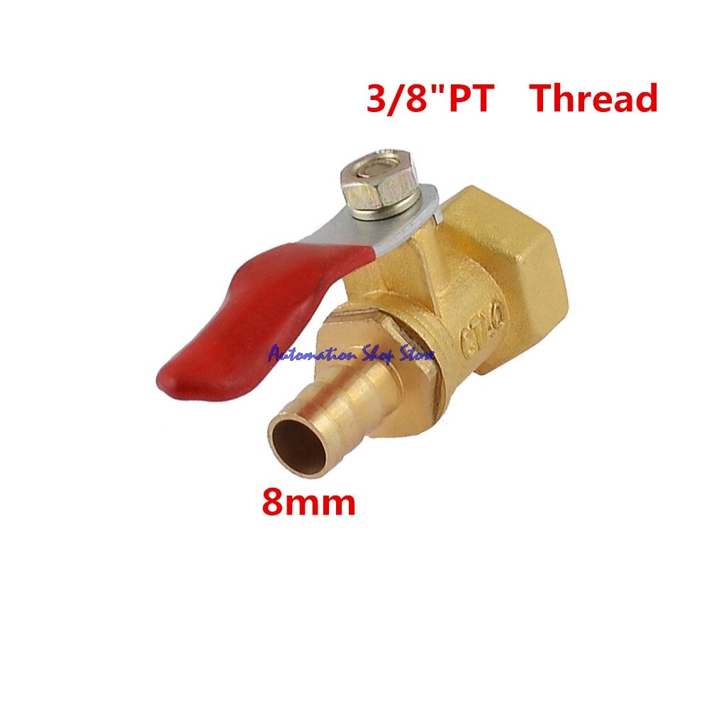 Brass 3/8"PT Female Thread to 8mm Barb Hose Connec... – Grandado
