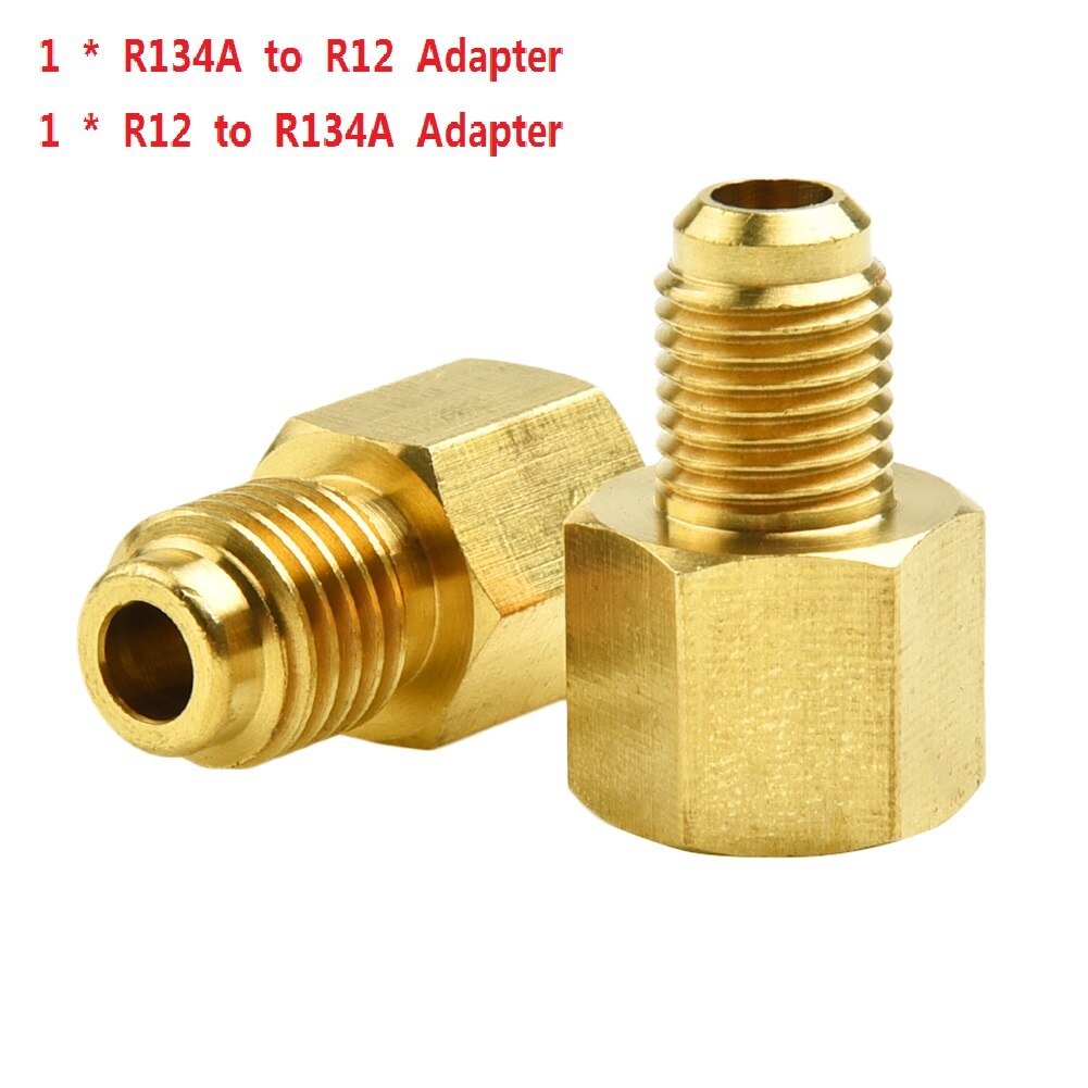 2PCS R12 To R134a R134a To R12 Adapter Kit 1/4 Fem... – Grandado