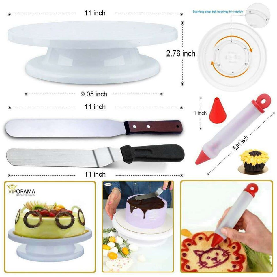 73Pcs Cake Decorating Kit Supplies Baking Tools wi... – Grandado