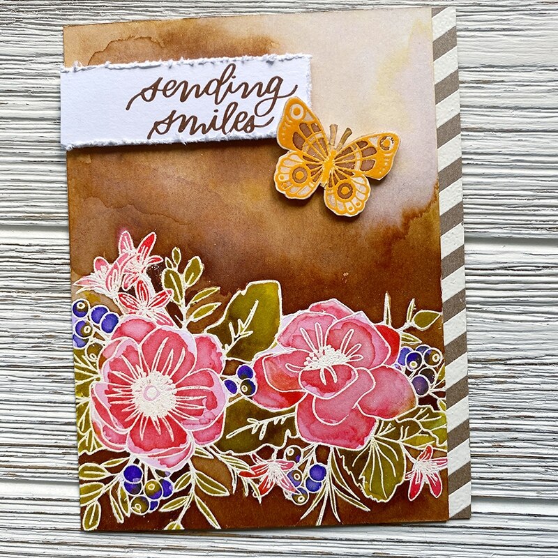 Brightly Colored Flowers of Spring Metal Cutting D... – Grandado