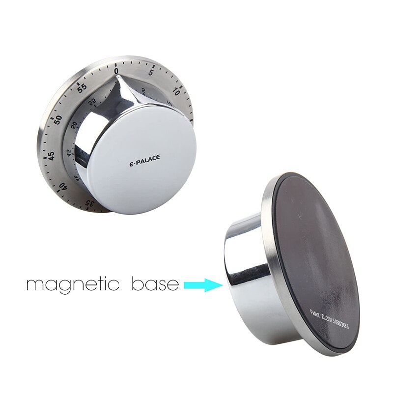Stainless Steel Kitchen Timer with Magnetic Base M... – Grandado