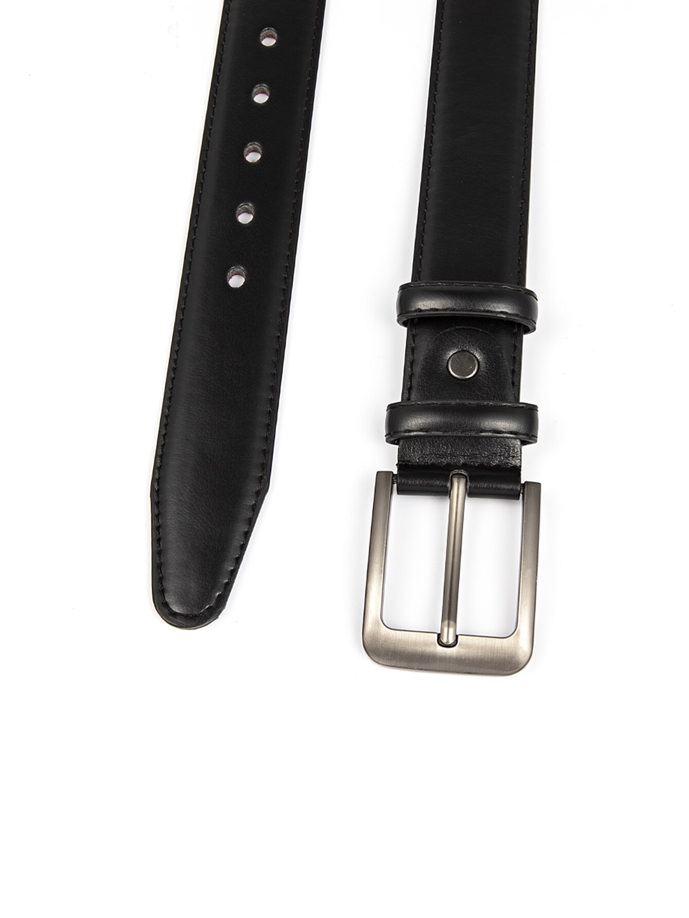 Square Buckle Black Business Belt Men's Belt – Grandado