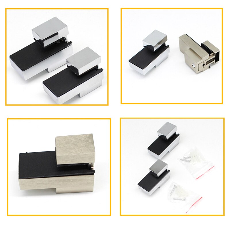 Shelf Railing Glass Clamp 90 Degrees Adjustable Glass Shelf Bracket ...