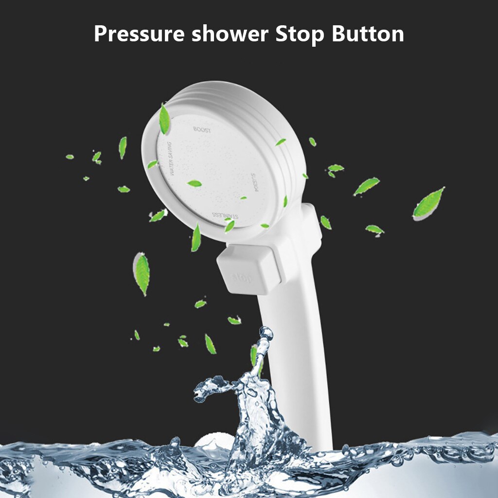 Shower Head Supercharged Mode Water Pressure Stop ... – Grandado