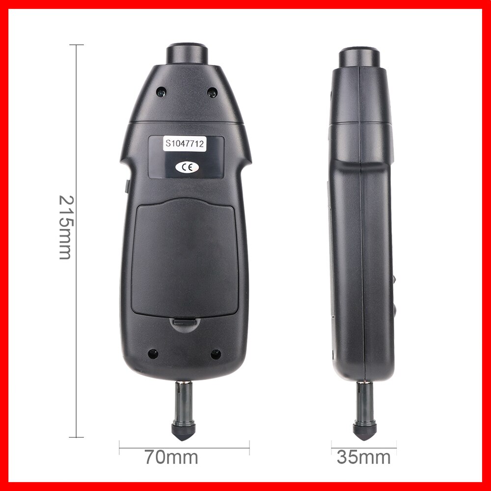 Portabel Handheld LCD display Tachometer surface s... – Vicedeal