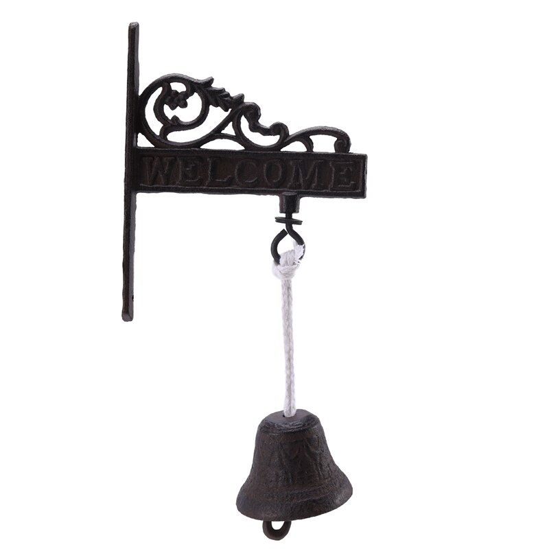 Cast Iron Wall Bell Rustic Style Manually Shaking ... – Vicedeal