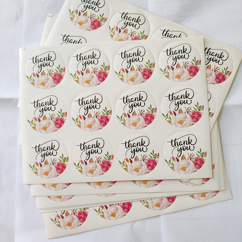 120 PCS Bloem Ronde Dank U Handgemaakte Cake Verpa... – Grandado