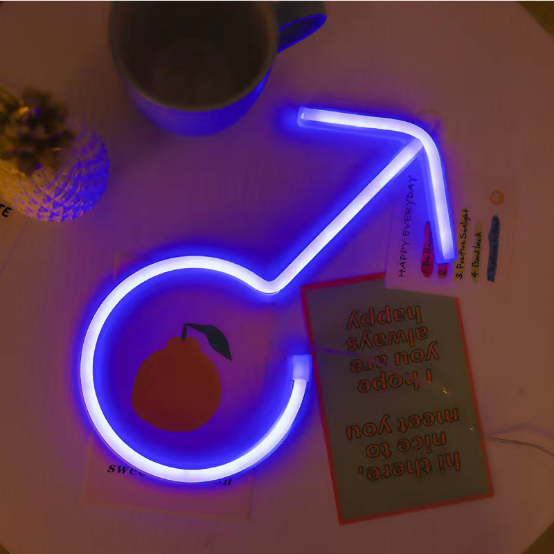 Led Neon Licht Jongen Meisje Ruimtevaarder Symbool... – Vicedeal