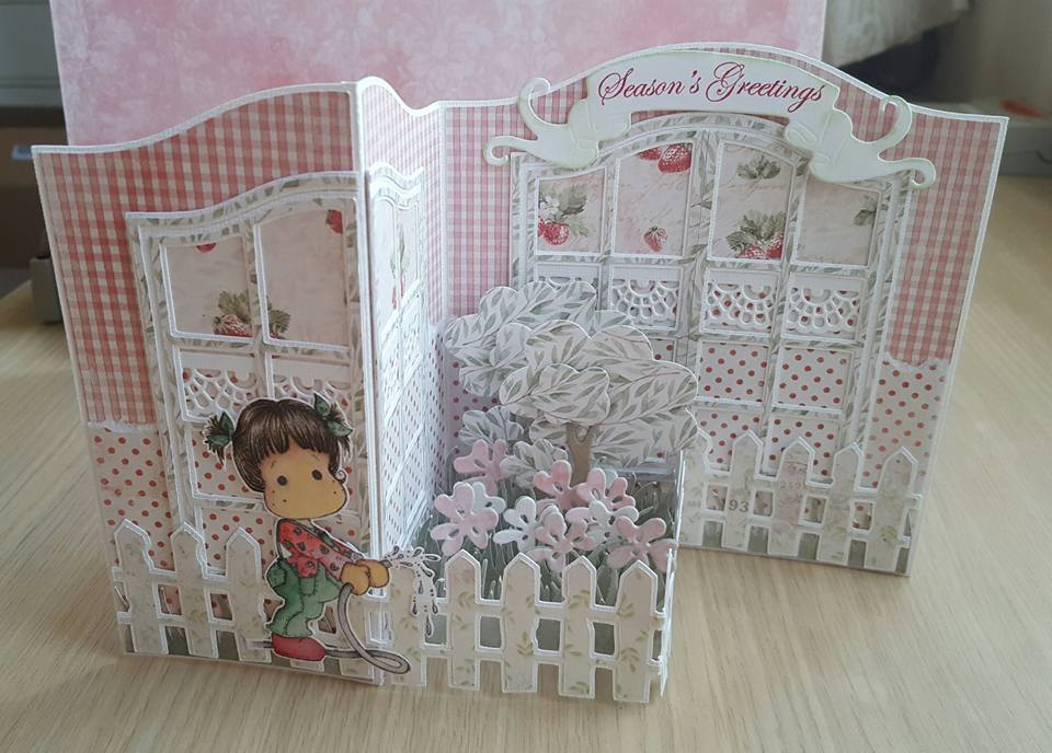 3D Window Door frame background Cutting Dies Scrapbooking Dies Metal ...