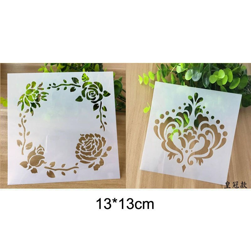 Stencil Krans Hollow Schilderen Template Embossing... – Vicedeal