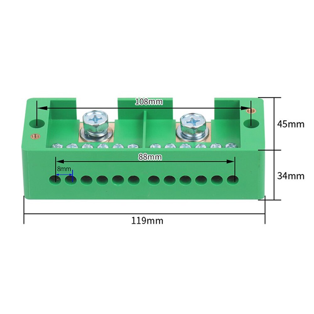 FJ6 3-phase 3 in 12 out Wire Connection Terminal D... – Grandado