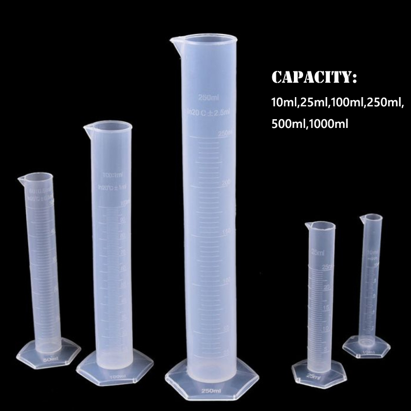1pcs Transparent Measuring Plastic Graduated Cylin... – Grandado