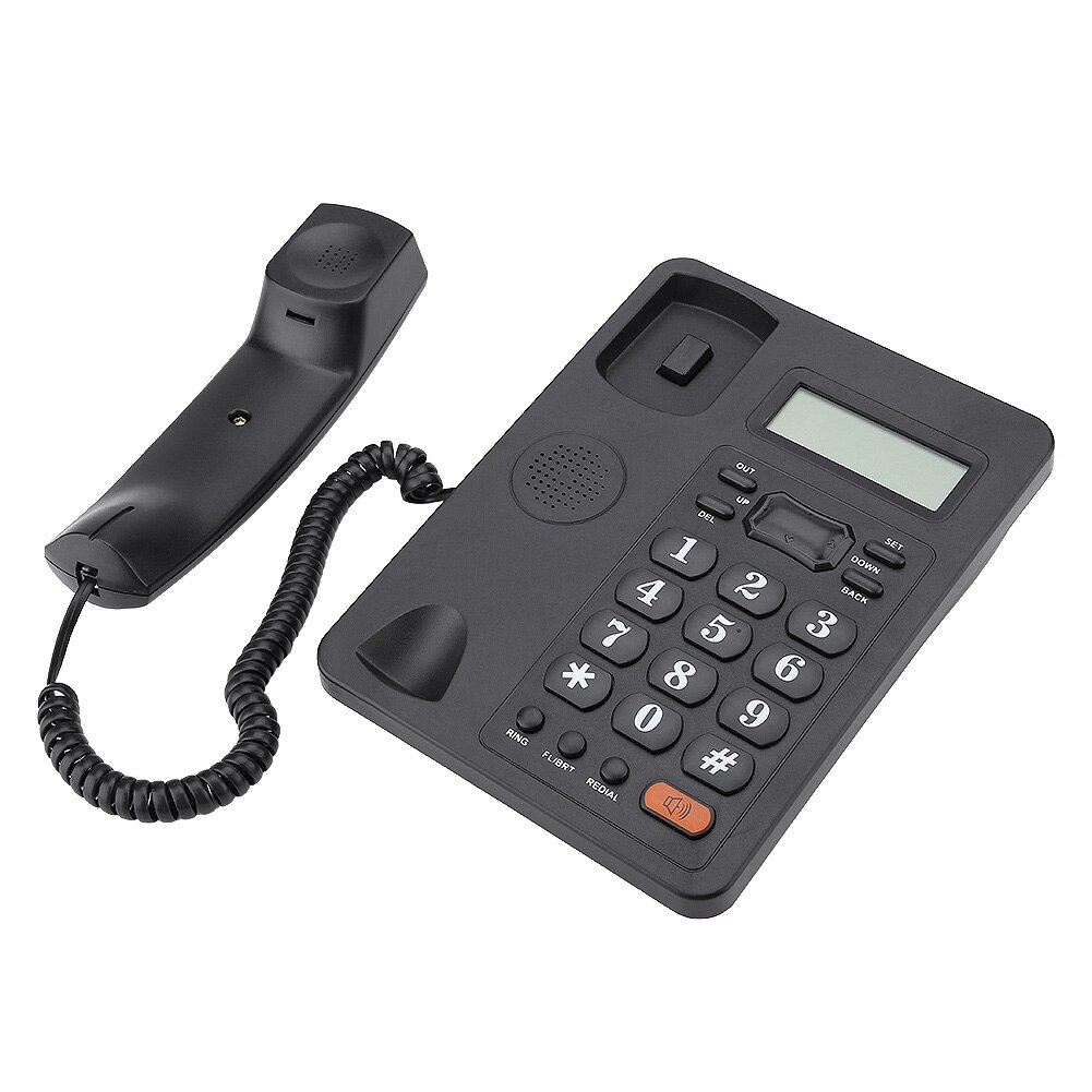 Desktop Corded Landline Phone Wired Home Office Fi... – Grandado