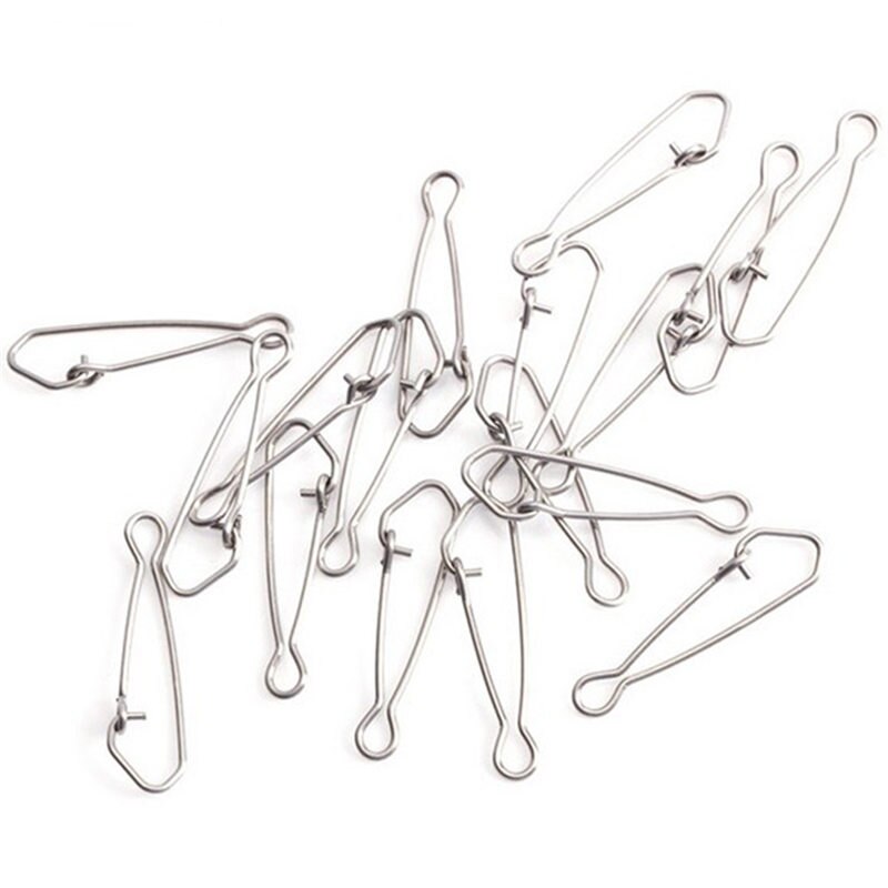 20pcs/lot Hooked Snap Stainless Steel Fishing Barr... – Grandado