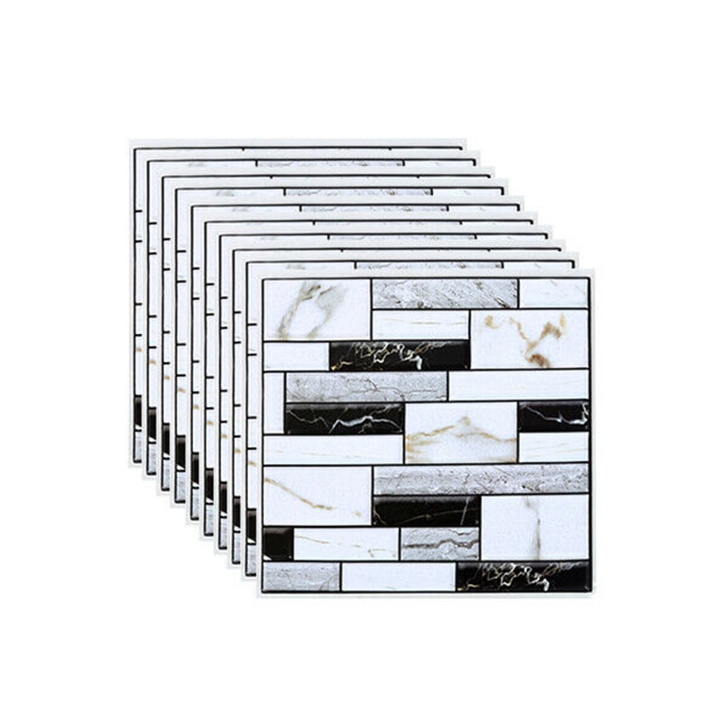 ! 10 Pcs Wall Tile Sticker Home Bathroom Kitchen B... – Vicedeal