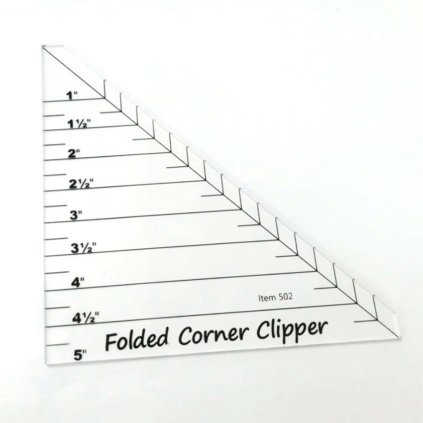 Folded Corner Clipper Quilting Templates Ruler # F... – Grandado
