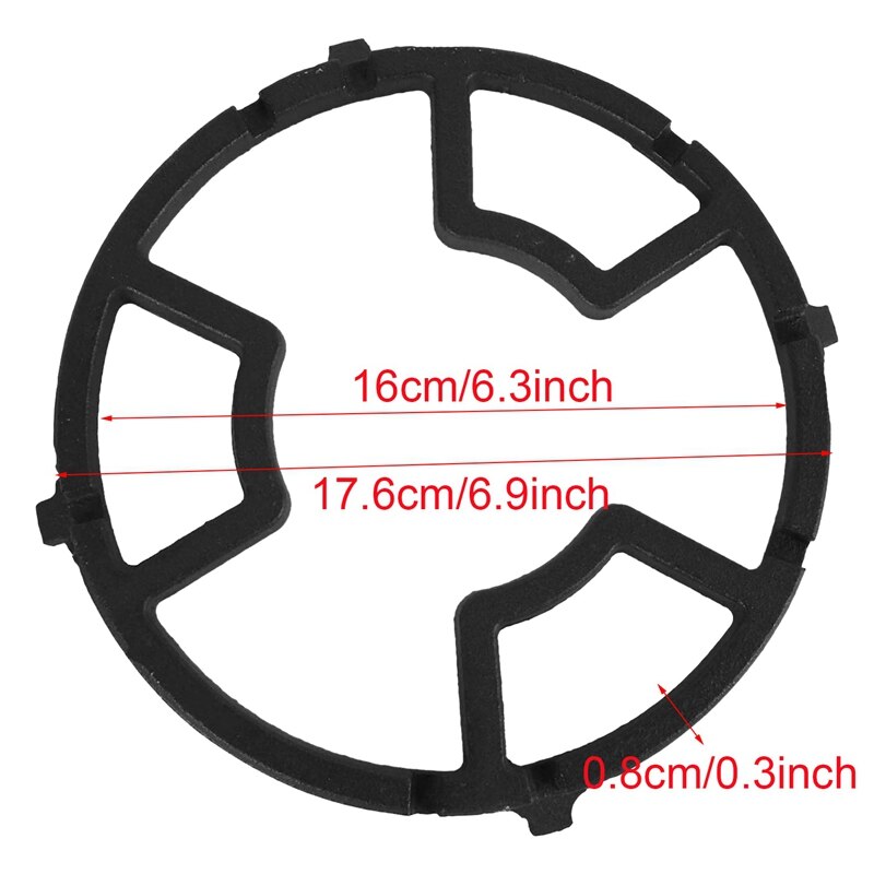 2 Pack Universal Black Wok Support Ring Stove Triv... – Grandado