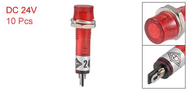 uxcell 10pcs Indicator Lights DC 12V, 24V led ligh... – Vicedeal