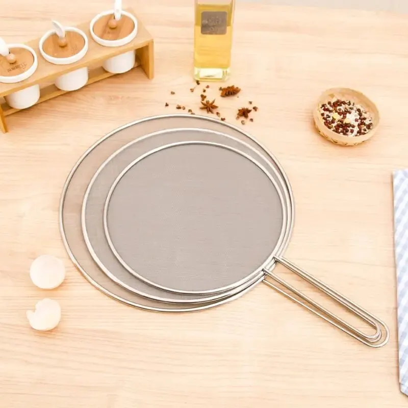 Cooking Frying Stainless Steel Anti Splatter Guard... – Grandado