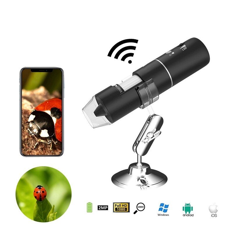 WiFi Electron Kid Microscope Prostoremer 1000X 2me... – Vicedeal