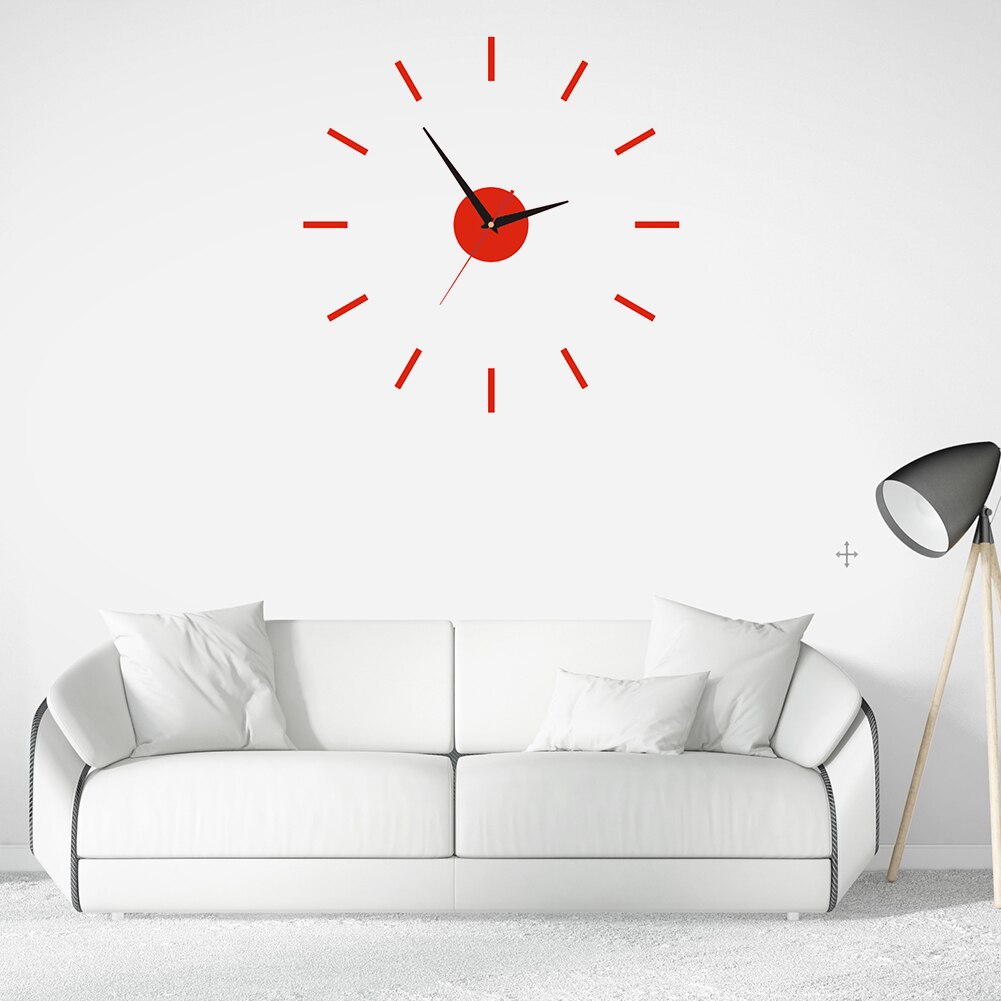Modern Art 3D DIY Wall Sticker Clock Home Decor Si... – Vicedeal